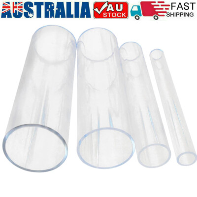 Acrylic Round Clear Tube Tubing Plastic Pipe for Lamps Lanterns Water ...
