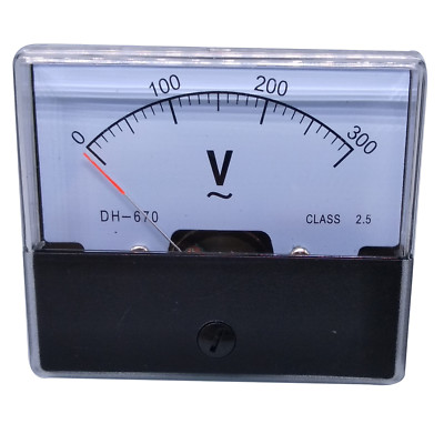 Panel Meters - Analog Volt Meter Panel