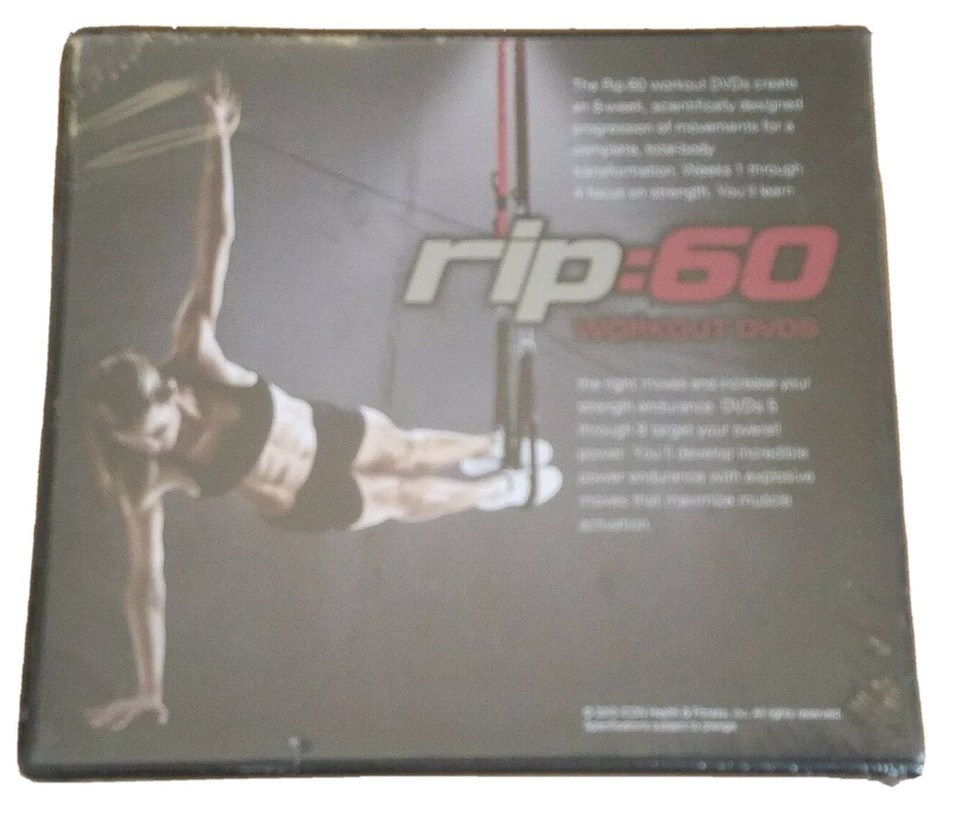 Rip 60 Workout ~ 8 Weeks Fitness exercises ~ 8 DVD SET BRAND NEW SEALED ...