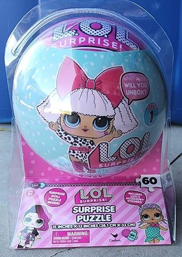 L.O.L. Surprise LOL Puzzle Ball Series 1 60 pc Puzzle Set & Stickers ...