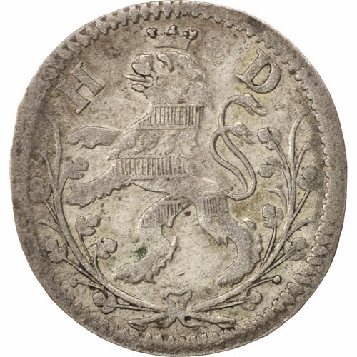 [#409169] Coin, German States, HESSE-DARMSTADT, Ludwig VIII, 4 Kreuzer ...