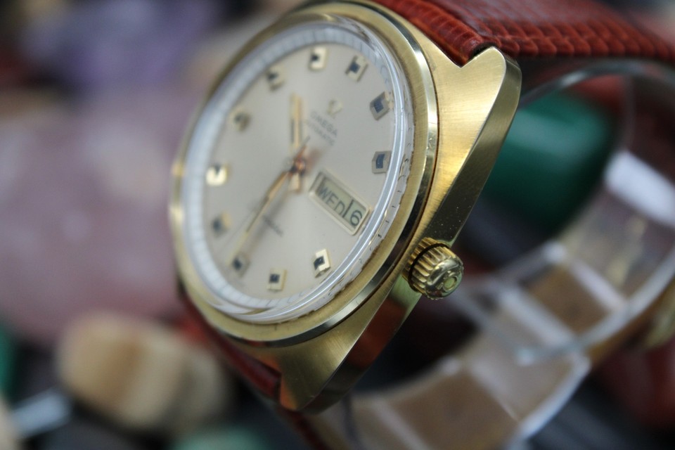 Vintage OMEGA Seamaster Day Date Automatic Cal. 752 Gold Filled Mens ...