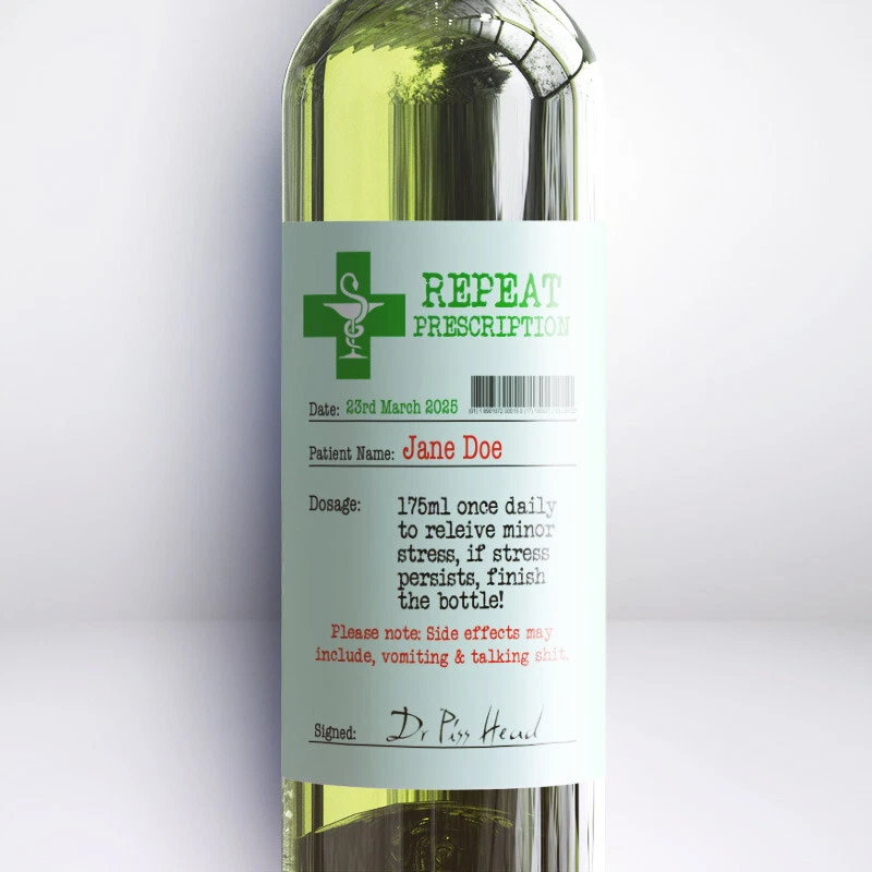 Medicine Bottle Label Design