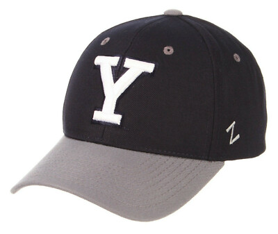 YALE BULLDOGS UNIVERSITY NCAA COMPETITOR 2-TONE STRAPBACK ZEPHYR CAP ...