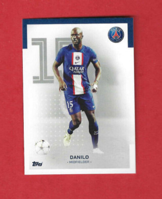 Topps PSG Official Team Set Paris Saint Germain 2022-23 Base set carte ...