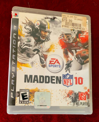 Madden NFL 10 (Sony PlayStation 3) PS3, Disc and Case 14633190236| eBay