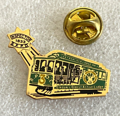 BPOE Elks San Francisco #3 Inspector Lapel Pin. #18 | eBay