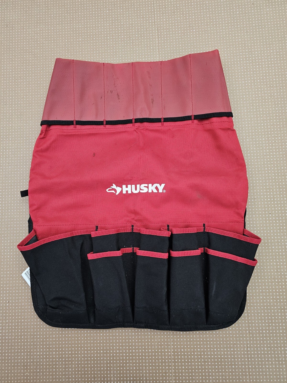 Construction Husky Bucket Jockey TOOL STORAGE CADDY 30 Pockets BLK RED ...