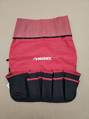 Construction Husky Bucket Jockey TOOL STORAGE CADDY 30 Pockets BLK RED ...
