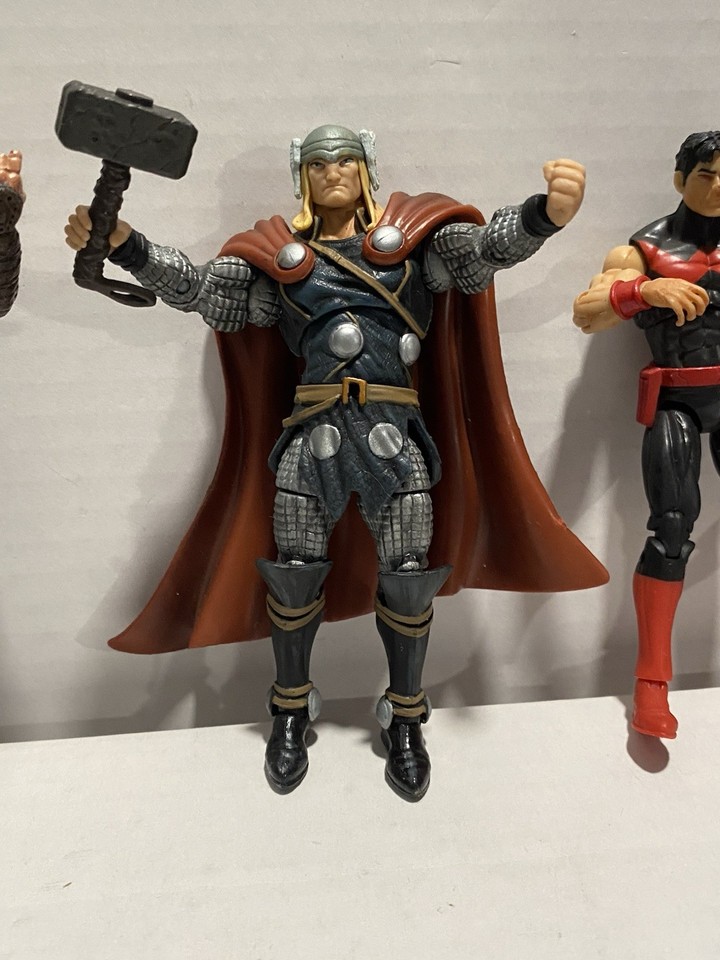 MARVEL UNIVERSE 3.75 Ares Lot Thor and Hammers Wonder Man | eBay