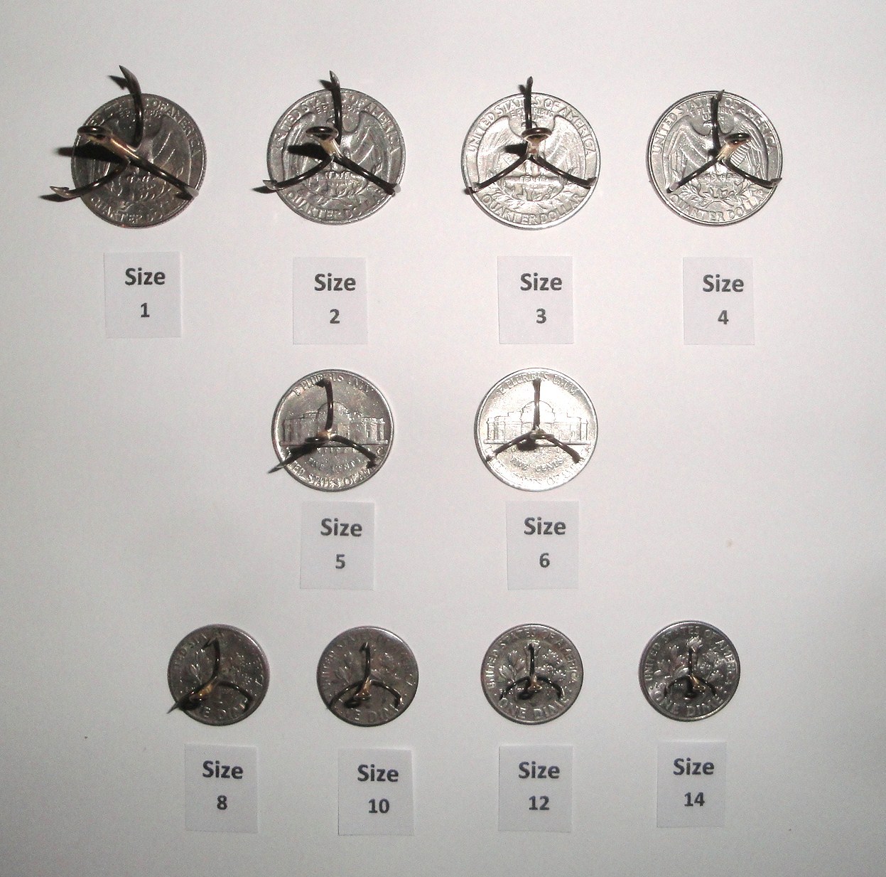 3 - ICE FISHING QUICK STRIKE / SMELT TIP UP RIGS - Beaver Dam Frabill ...