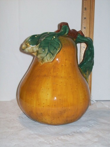 SAKURA SONOMA CERAMIC PEAR SHAPED 48 OZ. PITCHER | eBay
