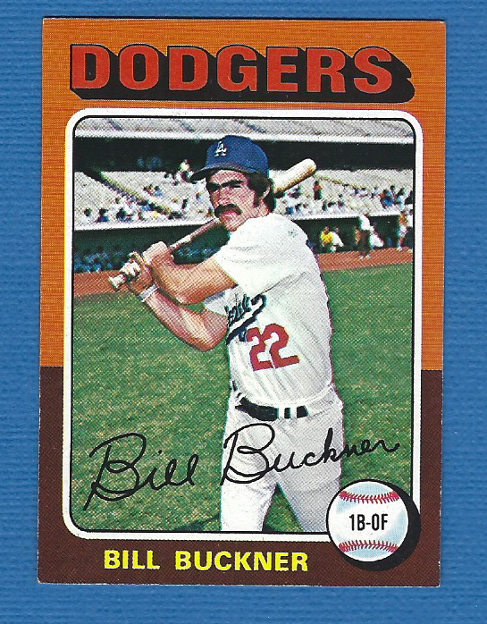 BILL BUCKNER, LOS ANGELES DODGERS 1975 TOPPS MINI CARD #244 - EXMT | eBay