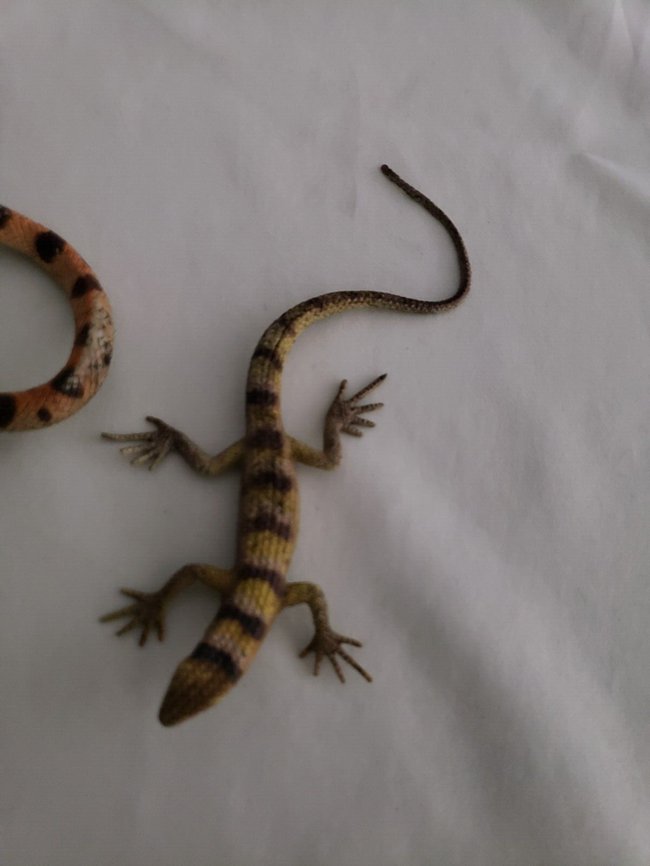 OK&M RUBBER Gecko 6", SNAKE 9", ALLIGATOR LIZZARD 6" LOT | eBay