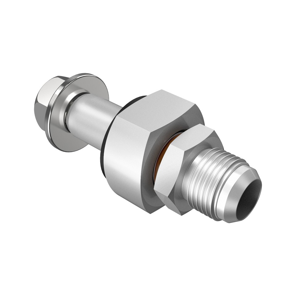 No Welding Aluminum Universal 8AN Fuel Tank Return Line Fitting Bung ...