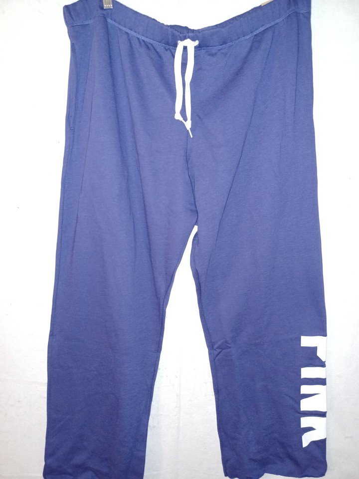 Victoria Secret PINK Sweatpants Boyfriend Wide Leg Pants XS S M L XL ...