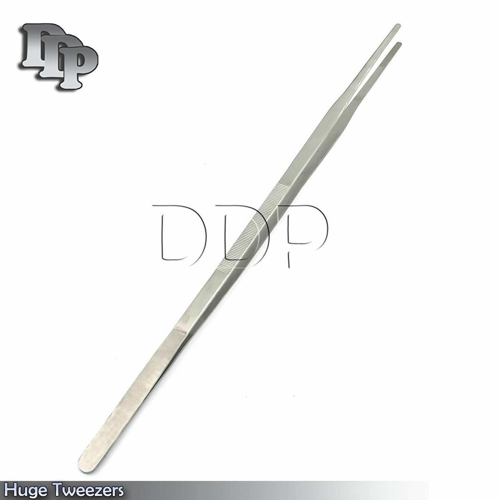 (Huge Jumbo Aquarium Tweezers) Thumb Dressing Forceps Serrated 24" Long ...