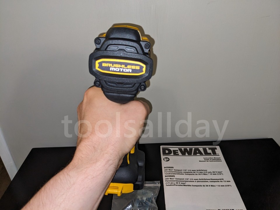 DEWALT DCD805B 20V MAX XR Lithium-ion 1/2" Brushless Compact Hammer ...