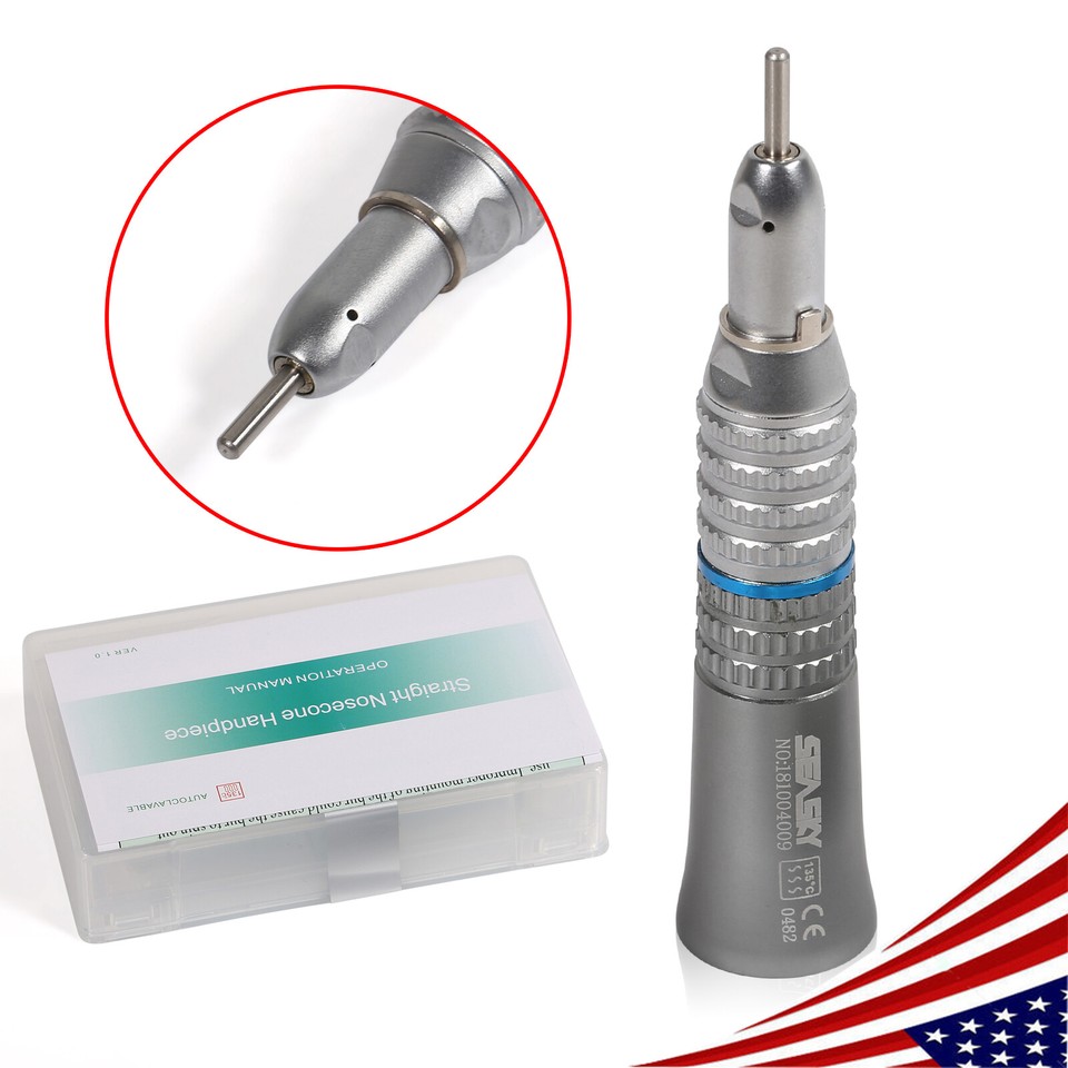 Dental Low slow Speed handpiece Straight Nosecone /Air Motor 4Hole NSK ...
