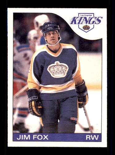 1985-86 O-Pee-Chee #61 Jim Fox - Crease Free | eBay