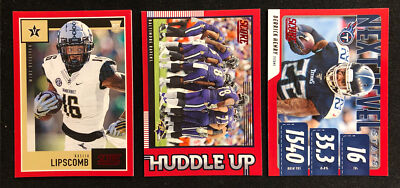 2020 Panini Score Football Red Parallel Cards Lot You Pick | eBay