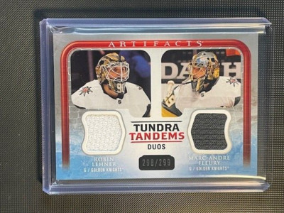 Robin Lehner & Marc Andre Fleury 23-24 Artifacts Tundra Tandem Dual ...