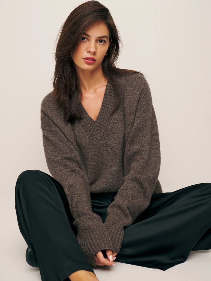 NEW, Reformation Jadey Oversized Cashmere Sweater 09 Colors, All Size ...
