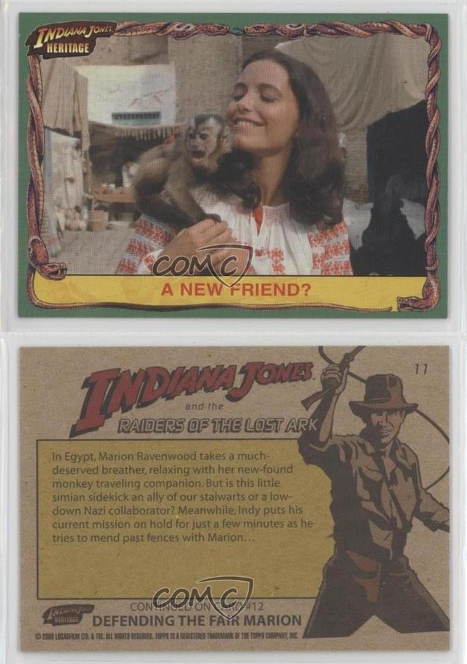 2008 Topps Indiana Jones Heritage A New Friend? #11 0k8z | eBay