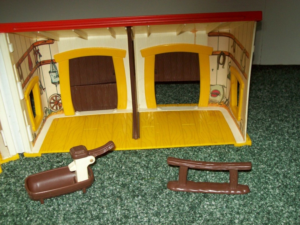 Vintage Weebles Western Play Set West Ranch House HTF Cowboy Hat LOADED ...