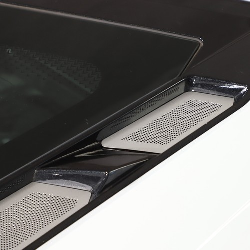 6x Engine Bay Vent Stainless Perforated Cover Plate Fits 20-up Corvette ...