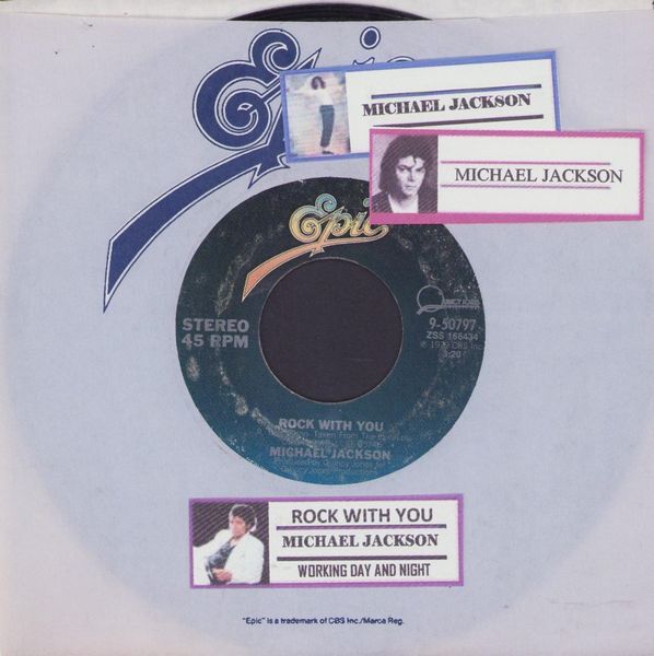 Jackson, Michael - Rock With You epic 50797 Vinyl 45 rpm Record | eBay