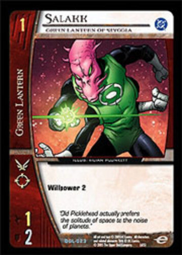VS System: Salaak, Green Lantern of Slyggia - Foil [Played] DC Green ...