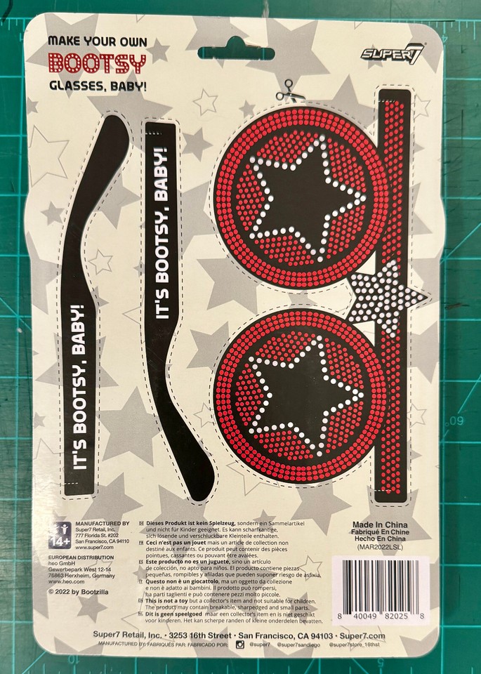 Bootsy Collins (Red and White) Reaction Figure Super 7 | eBay