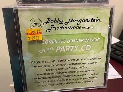 BOBBY MORGANSTEIN VOL 13 THE COMPLETE DINNER MUSIC PARTY CD SEALED | eBay