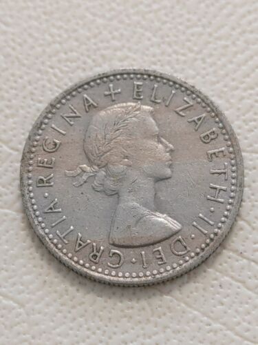 GB Birthday present 1967 British coin 6 Pence Six Elizabeth II quantity ...