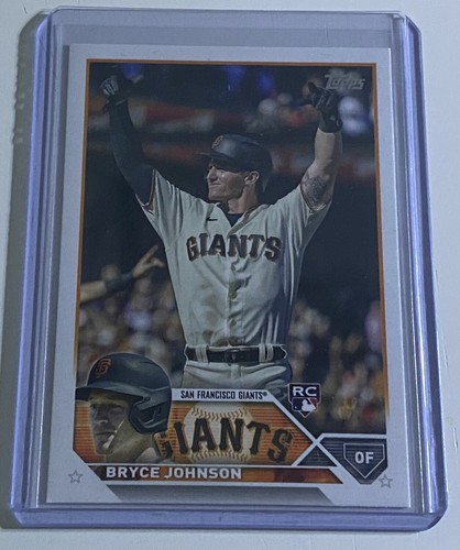 Bryce Johnson 2023 Topps Series 2 Rookie RC #571 San Francisco Giants | eBay