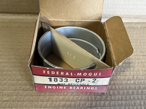Federal Mogul New Old Stock Part # 1833 CP Engine Rod Bearings Pair | eBay