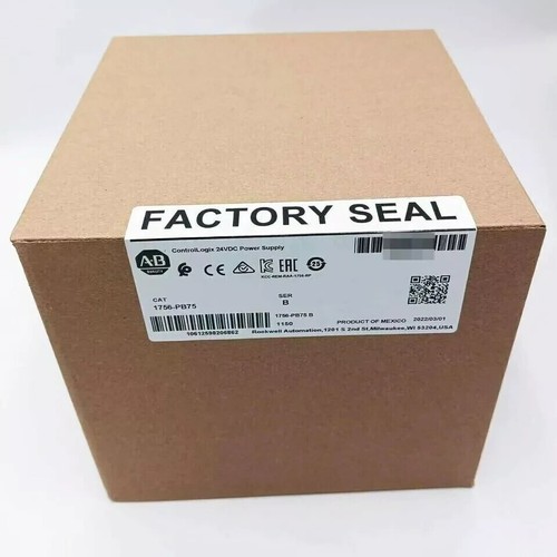New Factory Sealed AB 1756-PB75 / B ControlLogix 24V DC Power Supply ...