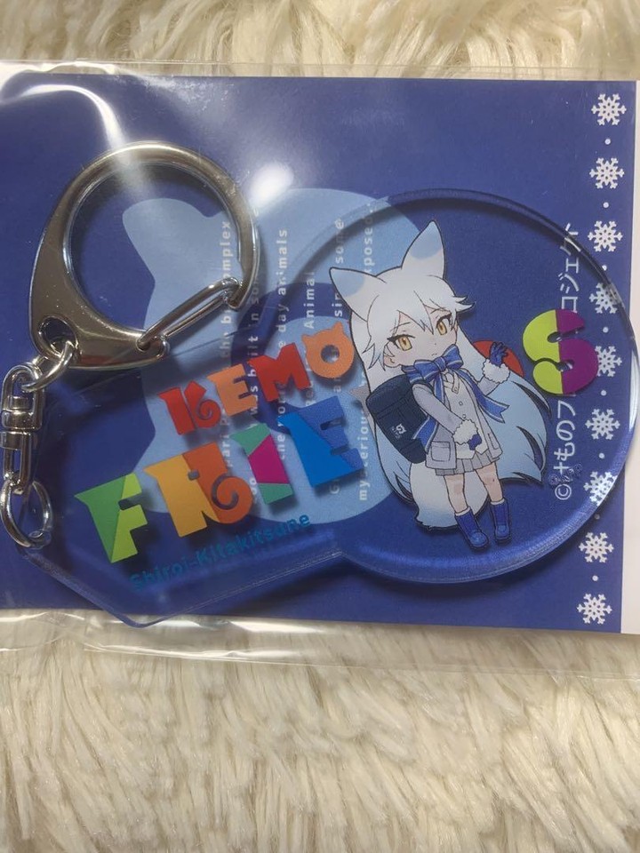 4 Kemono Friends Clear Acrylic Key Chain White Fox No.71880 | eBay
