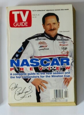 TV Guide Magazine February 15 1997 Dale Earnhardt Central Philadelphia ...