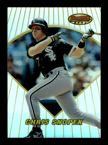 1996 Bowmans Best Refactor # 104 Chris Snopek Card (B62) Chicago White ...