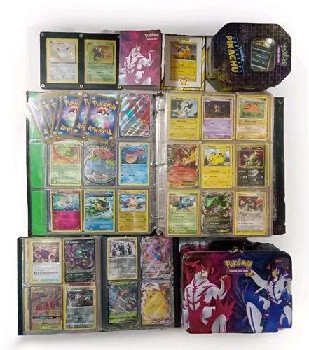 Huge Pokemon Card Collection Lot 600+ Cards Lunchbox And Tin | eBay