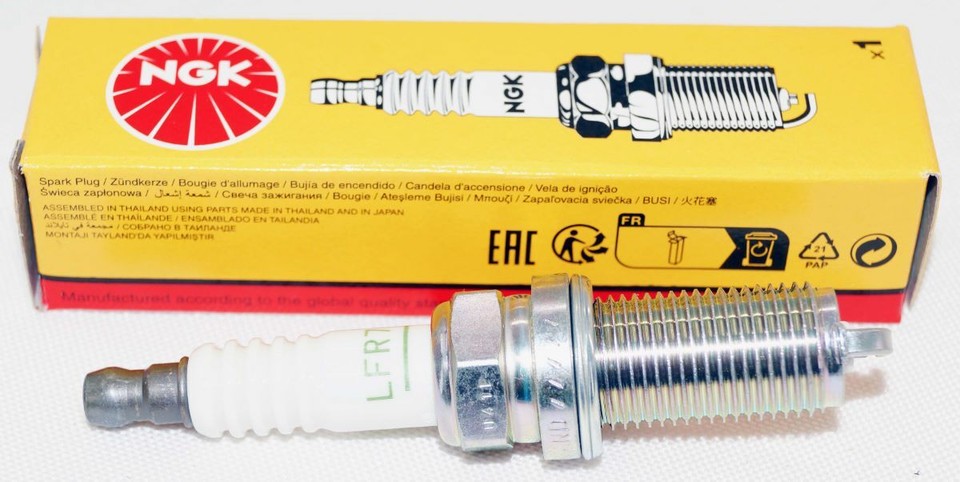 4 Pack Genuine Authentic NGK 92038 V-Power Spark Plugs Standard LFR7A ...