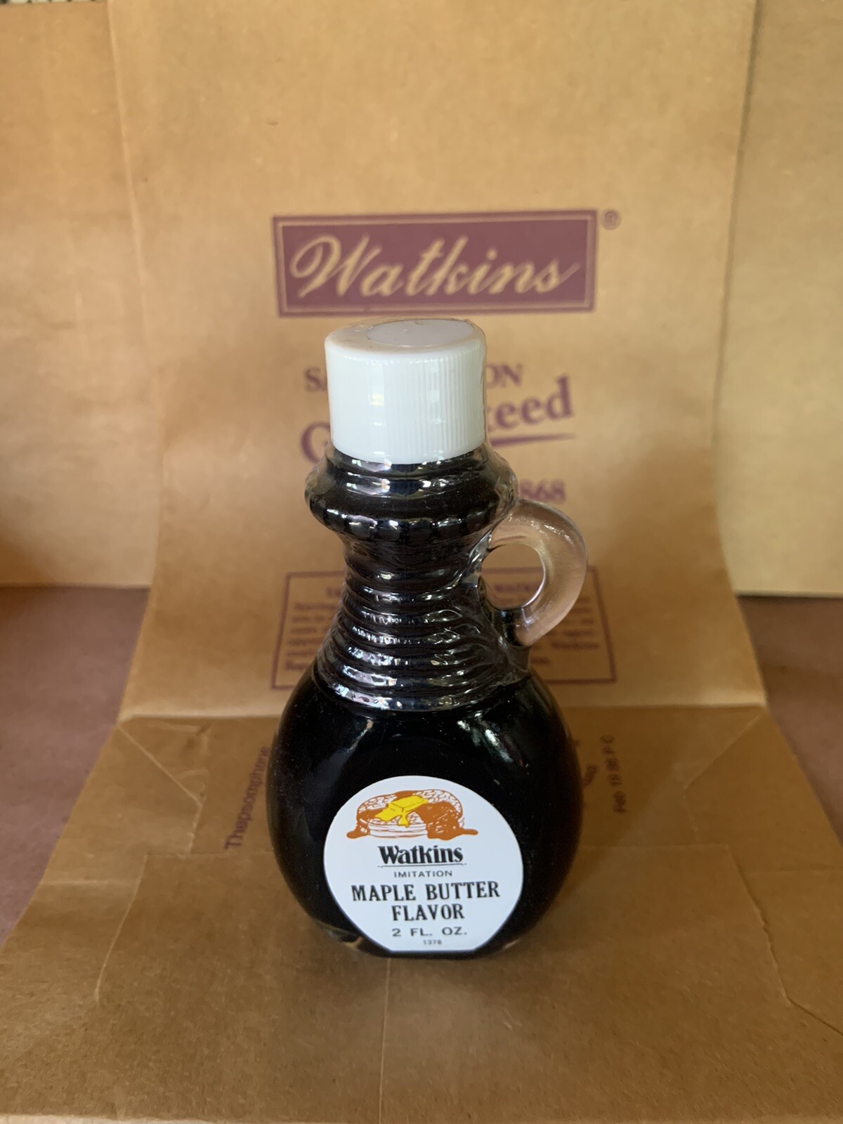 Vtg Watkins Extract/Flavor-2 Fl. Oz./ Glass Bottle- Full/Sealed-MAPLE ...