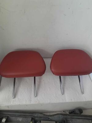 2012-2017 HYUNDAI VELOSTER HEADREST SET HEAD RESTS LH RH rear red ...