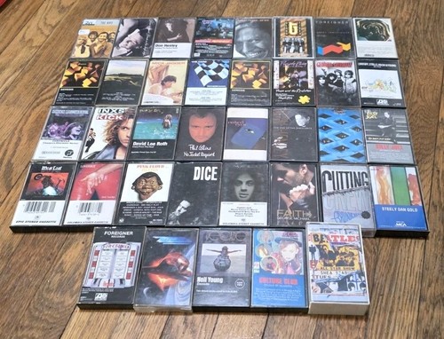 Lot Of 37 Vintage 70s - 80s Rock / Pop Cassette Tapes - The Who ...