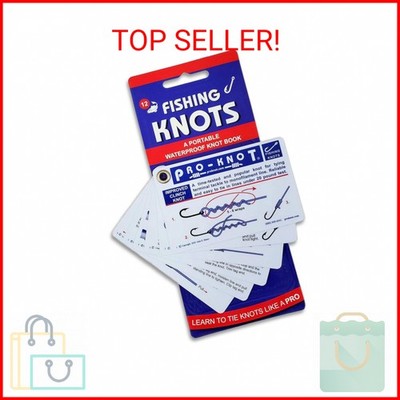 Pro-Knot Fishing Knots - Waterproof Knot Cards With 12 Best Fishing ...