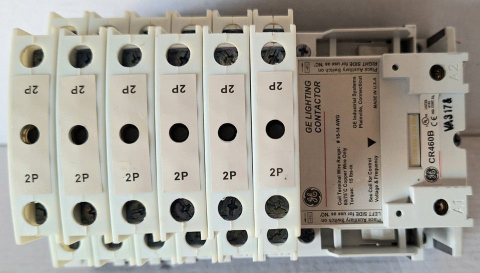 General Electric GE 10 Pole Lighting Contactor CR460B, CR460XP32 | eBay