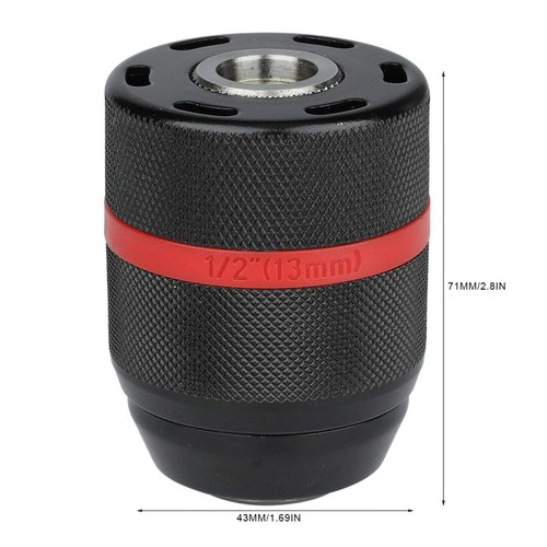 Chiwe Drill Chuck Adapter, Self tighten Drill Chuck, Hand Drill Chuck ...