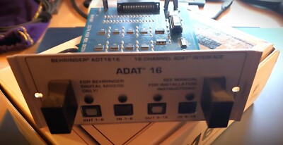 Behringer ADT1616 16-Channel ADAT Interface Option Card For DDX3216 ...